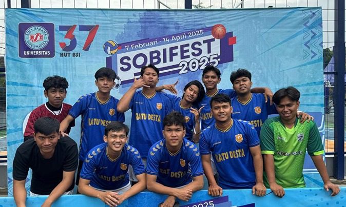 Universitas BSI kampus Cengkareng Juarai Futsal SOBI Fest 2025!