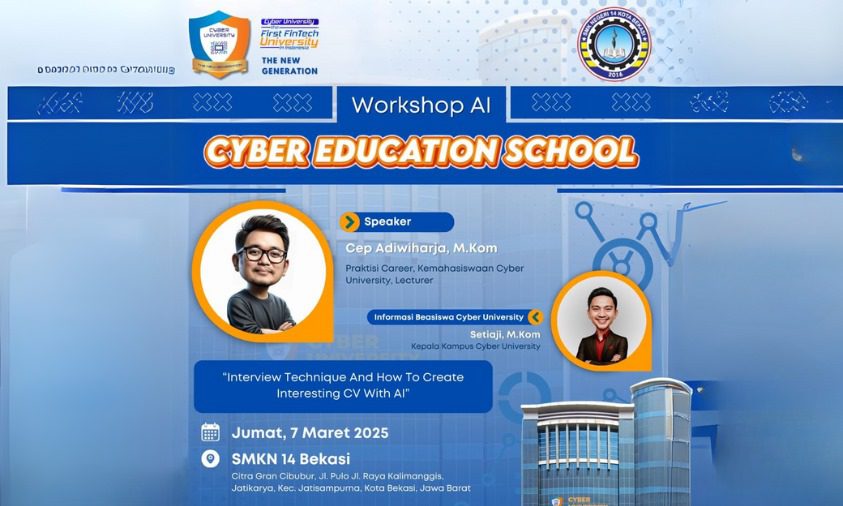 Workshop AI Cyber Education School, Siap Menyongsong Masa Depan Karier yang Gemilang!