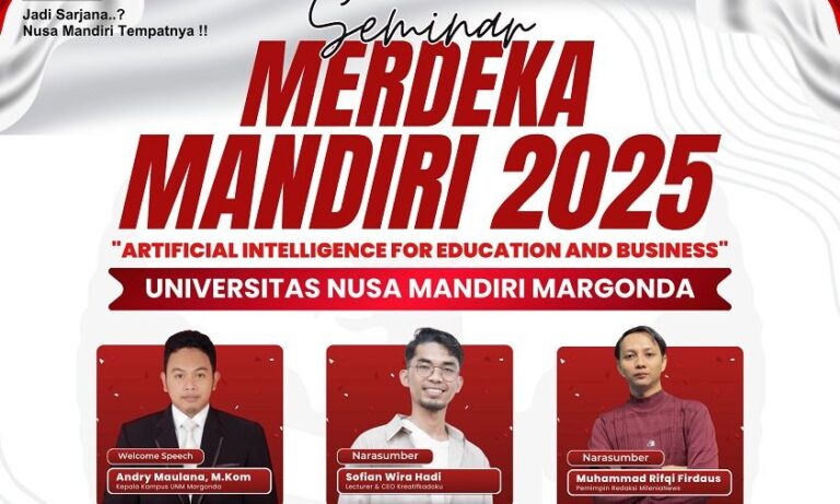 UNM Margonda Gelar Seminar Merdeka Mandiri 2025: Kupas Tuntas AI untuk ...