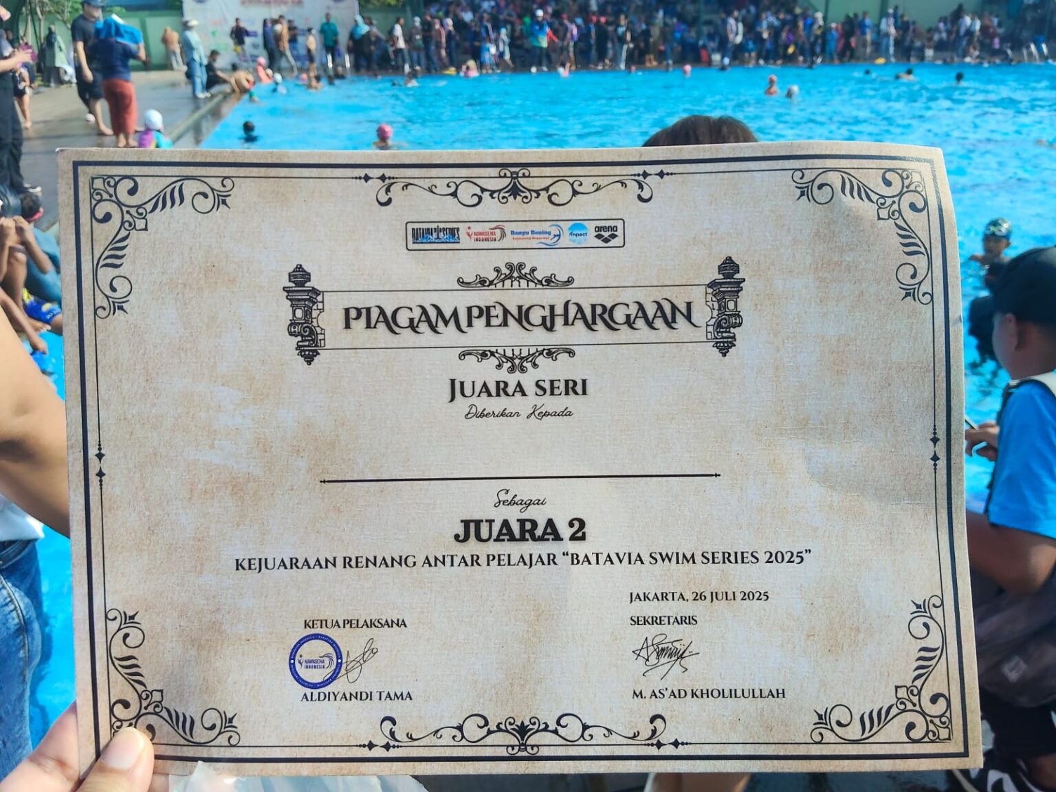 Cut Aliza Fahima Ghaneea, Siswa Sekolah Prestasi Global-Depok, Raih Juara 2 Renang di Batavia ...