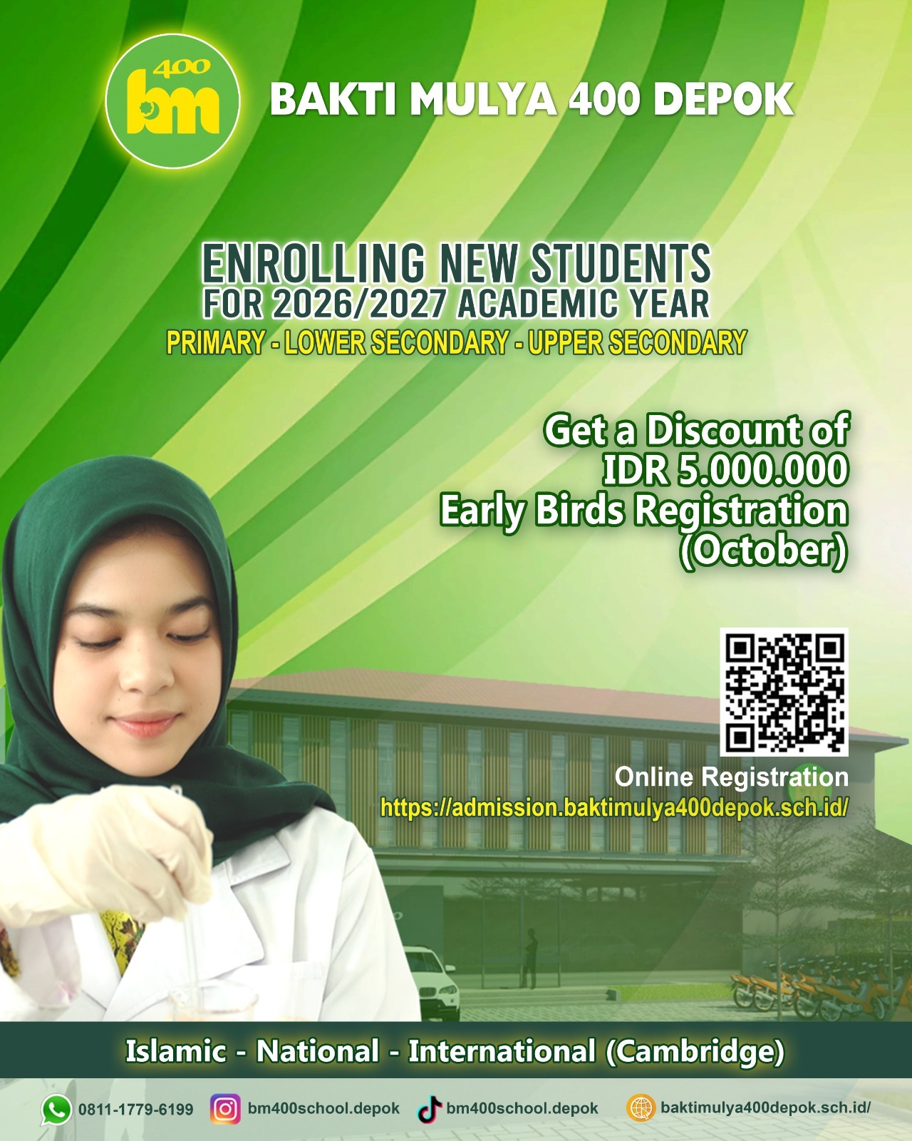 Sekolah BM 400 Depok Buka Pendaftaran Murid Baru, Ada Diskon Khusus ...