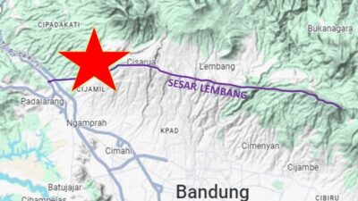 Bahaya Sesar Lembang: Patahan Aktif yang Mengancam Bandung
