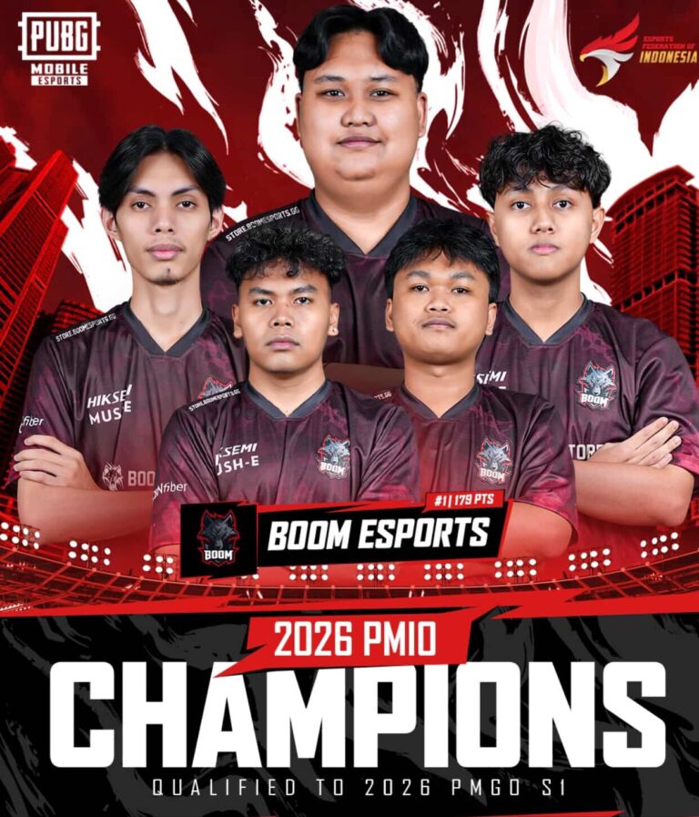 Boom Esports Pastikan Tempat di PMGO 2026 Setelah Juara PMIO