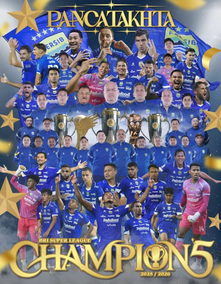 Persib Bandung Cetak Sejarah Hattrick Juara Liga Indonesia Usai Tahan ...
